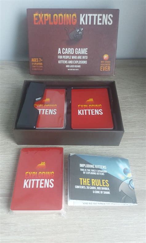 Exploding And Imploding Kittens Original Hobbies And Toys Toys And Games On Carousell