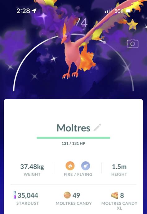 After 50 Attempts I Finally Got A Shiny Moltres 😍 And Its A Shadow R Pokemongo