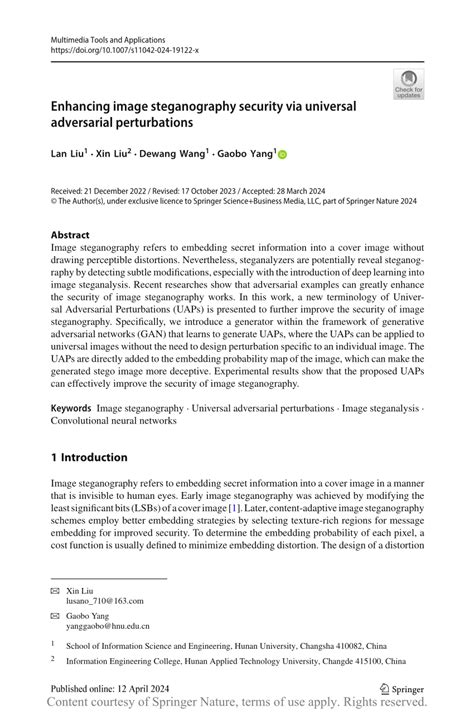 Enhancing Image Steganography Security Via Universal Adversarial Perturbations