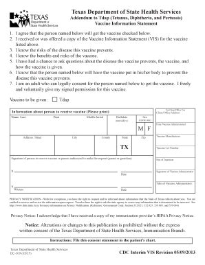 Tdap Addendum Complete With Ease Airslate Signnow