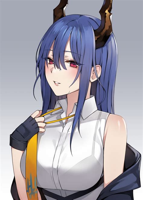 Ch En Arknights Drawn By Canape Canape Danbooru