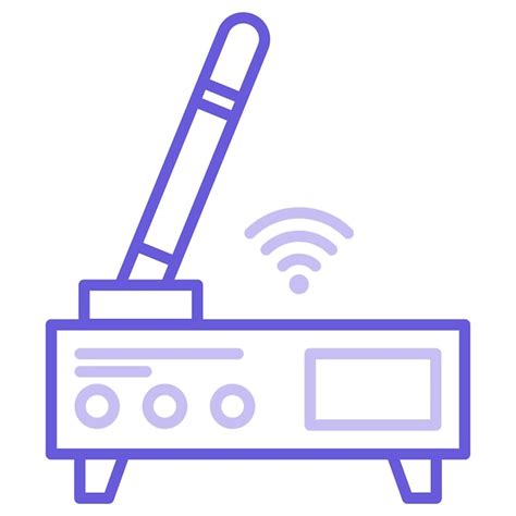 Premium Vector Wireless Router Vector Illustration