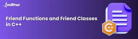 C Friend Functions And Classes