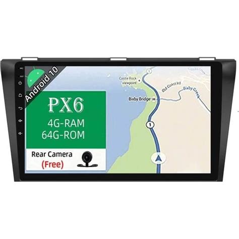 Joyx Android 10 Autoradio Pour Mazda 3 2006 2012 [4g64g] Camera Arriere Canbus Gratuites