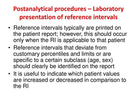 Reference Range In Clinical Chemistry Powerpoint Slides Learnpick India