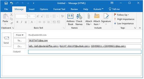 How To Copy All Recipients From One Multiple Emails In Outlook