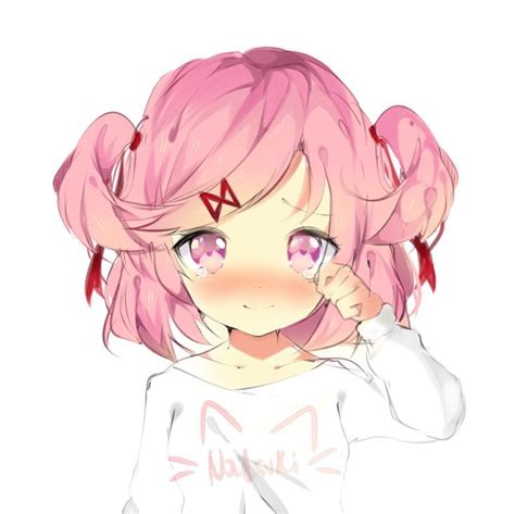 Natsuki Natsuki Hair Clip Natsuki Chibi Sprite Natsuki Chibi Png