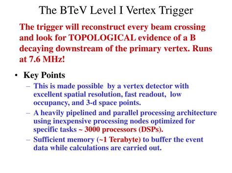 Ppt The Btev Pixel Detector And Trigger System Powerpoint Presentation Id3774222