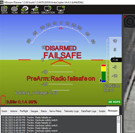 Solved Radio Failsafe Receiver Off Not Working Copter ArduPilot Discourse