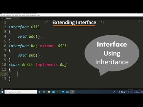 Learn Extending Interfaces In Java Learn Coding Mind Luster