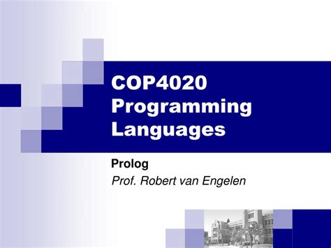 Ppt Cop4020 Programming Languages Powerpoint Presentation Free Download Id7350
