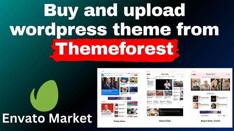 How To Buy And Upload A Wordpress Theme From Themeforest Themeforest