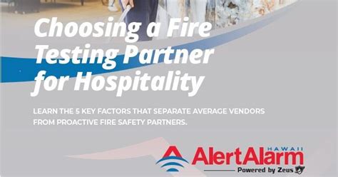 Buyers Guide To Choosing A Fire Testing Partner For Hospitality