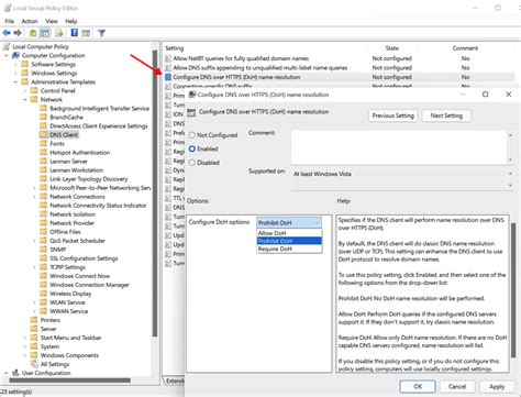 Secure DNS Requests Over HTTPS DoH In Windows Sysops