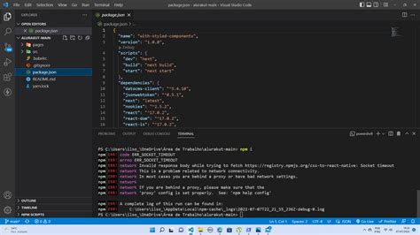 Tentei Clonar E Instalar As Dependências Mais Erros No Alurakut · Issue 694 · Caelumalura