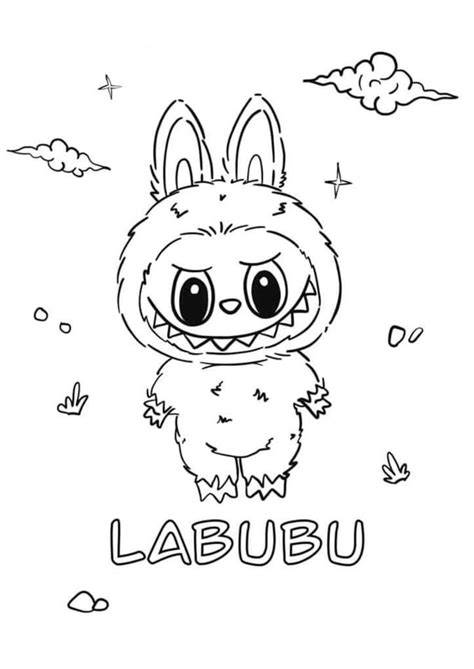 Labubu Coloring Pages Coloring Nation