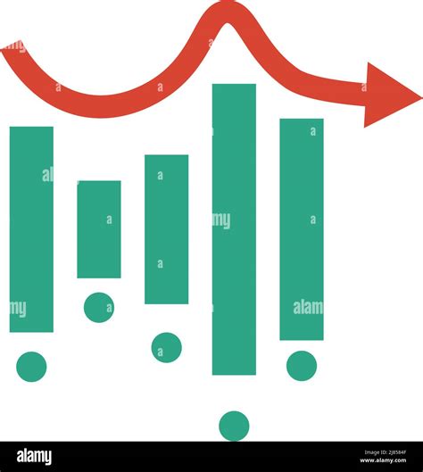 Arrow And Bar Graph Icon Editable Vector Stock Vector Image Art Alamy