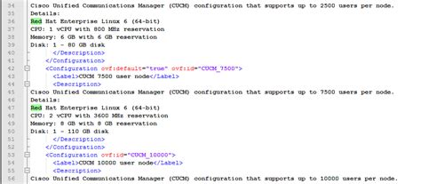 iot internet of theo cisco call manager cucm requirements and ova