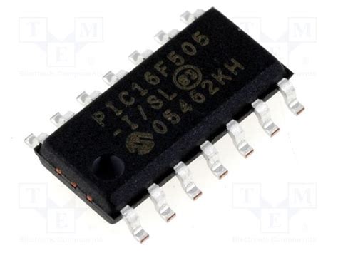 Pic16f505 Isl Microchip Technology Ic Pic Microcontroller 15kb