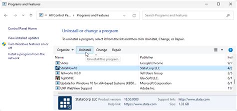 Uninstall Stata Windows Cahaya Semesta Curahanhati