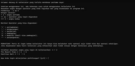 Github Xileferdianto08too Basic Calculator In C