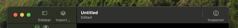 Appkit Macos Toolbar Items In Sidebar Go To Overflow Menu When Sidebar Is Hidden Stack Overflow