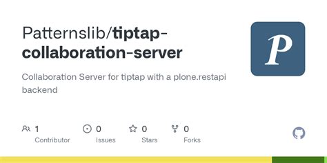 Github Patternslibtiptap Collaboration Server Collaboration Server For Tiptap With A Plone