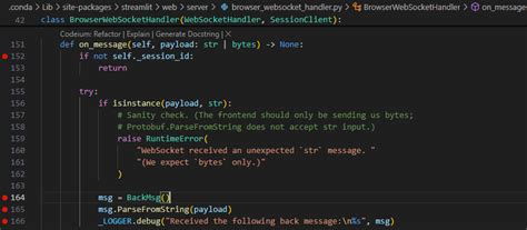 Streamlit Terminating Abruptly When Loggerlevel Is Set To Debug