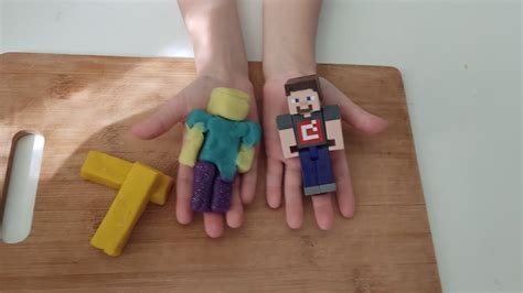 как сделать Стива из Майнкрафта 😀 Youtube