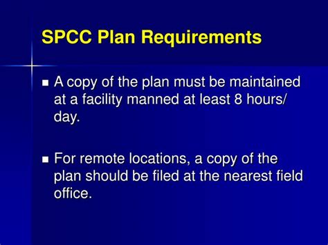 Ppt The Federal Spill Prevention Control And Countermeasures