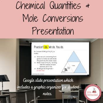 Distance Learning Chemical Quantities Mole Conversions Google Slides