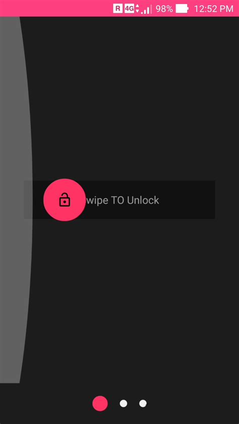 Android Swipe To Unlock In Tabbed Activity Stack Overflow