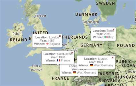 An Interactive Map With All Fifa World Cup Hosts And Winners Mindfusion Company Blog