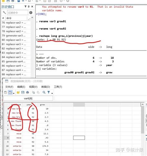 第 集 stata数据导入与处理合集 知乎