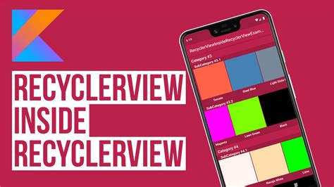 how to add recyclerview inside recyclerview using kotlin john codeos