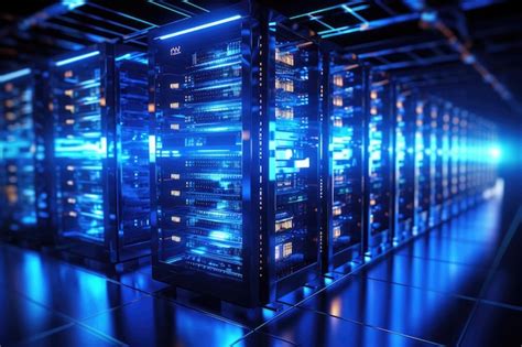 Premium Ai Image Cloud Computing Transfer Big Data On Internet Futuristic Digital Technology