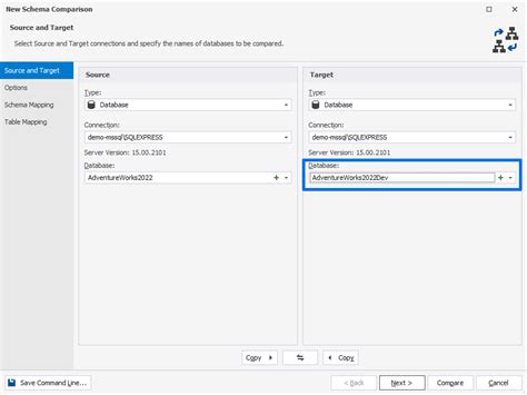Create A New Database