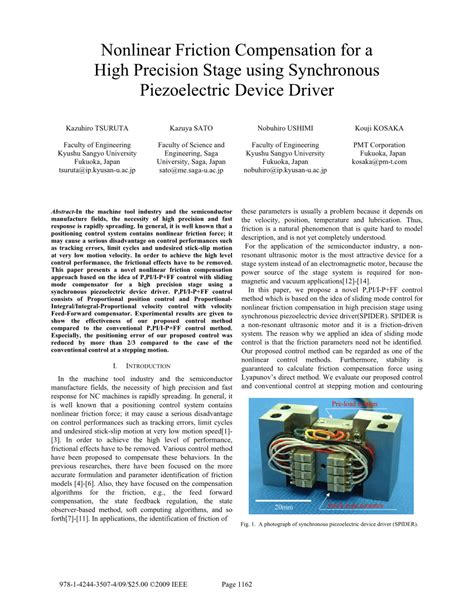 Pdf Nonlinear Compensation Method With Bang Bang Compensator For A
