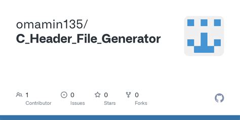 Github Omamin135 C Header File Generator