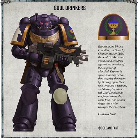 Soul Drinkers Coldandfast • Instagram Photos And Videos Warhammer