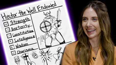 Alison Brie Reads Her Original D D Character Sheet From Community YouTube