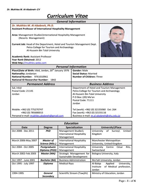 fillable online ahu edu dr mukhles m al ababneh cv curriculum vitae fax email print pdffiller