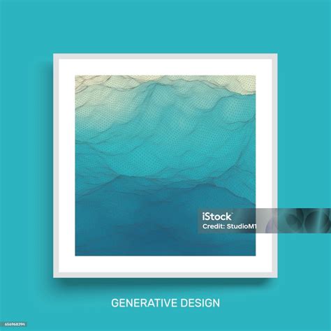 물 표면 물결 모양의 그리드 배경입니다 모자이크 표지 디자인 서식 파일입니다 팸플릿에 대한 스톡 벡터 아트 및 기타 이미지 팸플릿 물 0명 Istock