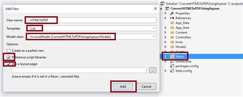 Convert Html To Pdf Using Aspose Pdf In Asp Net Mvc