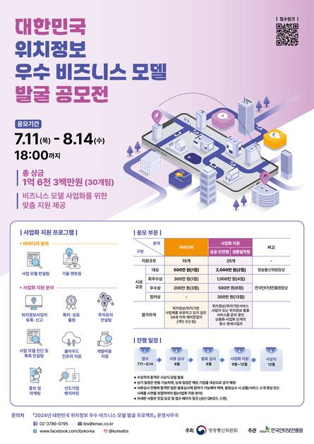 2024 대한민국 위치정보 우수 비즈니스 모델 공모전 공지사항