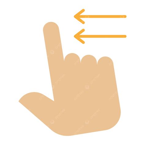 Swipe Left Gesture Vector Swipe Left Gestures Png And Vector With