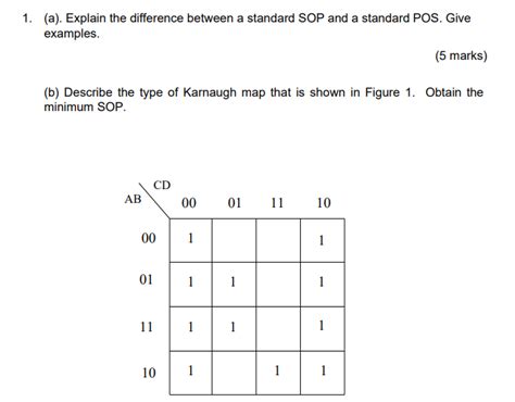 solved 1 a explain the difference between a standard sop