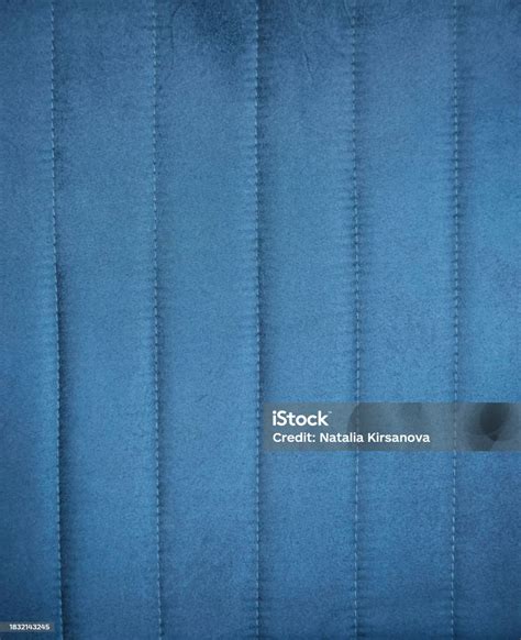 Delicate Blue Crumpled Corduroy Velvet Fabric Texture Elite Materials