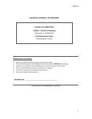 CS Parallel Computing Performance Optimization SortN Course Hero