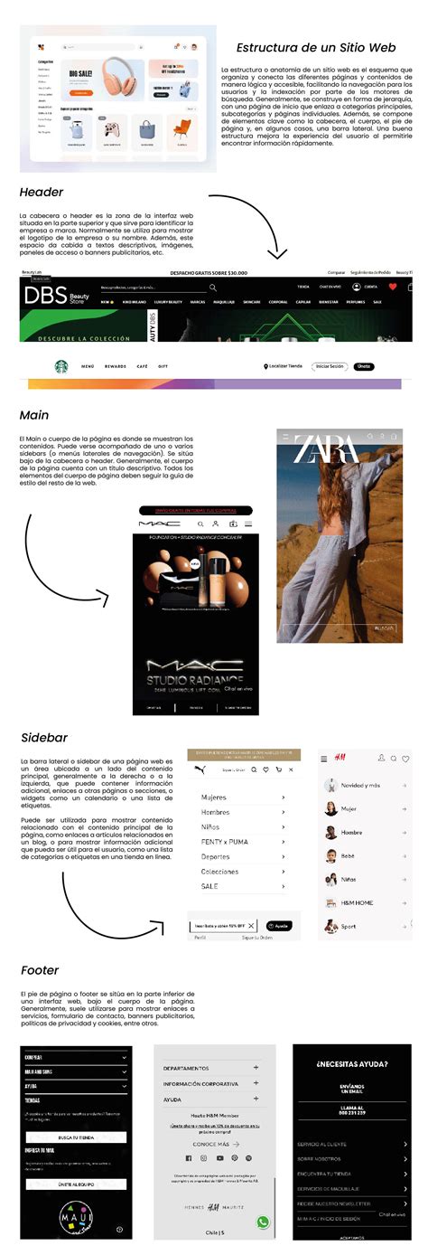 Estructura De Un Sitio Web 1 Images Behance